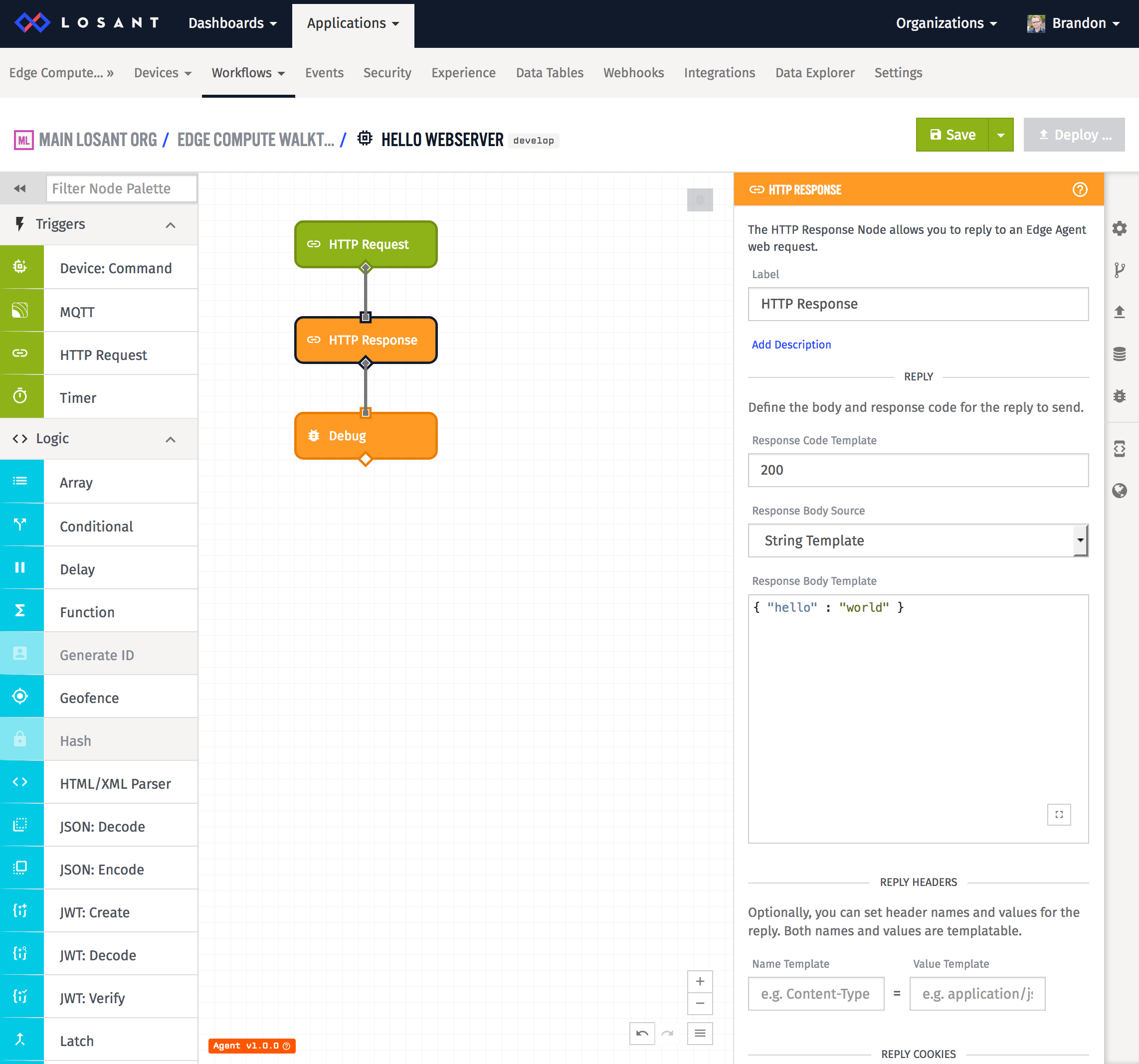 Deploying Edge Workflows With Losant Edge Compute and resin.io